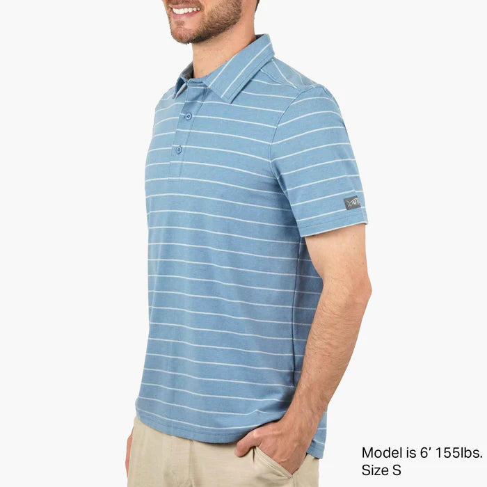 Aftco Men's Butterfish Polo Shirt – Wind Rose North Ltd. Outfitters