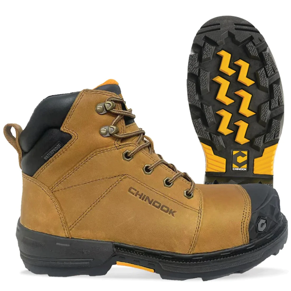 Chinook Men's Maverick 6" Waterproof Composite Toe Boots – Wind Rose ...