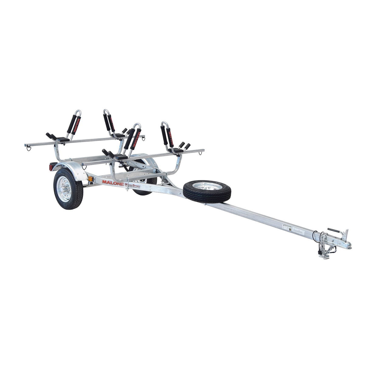 Malone MicroSport™ 2 Kayak Trailer Package (2 Sets J-Racks, Spare Tire ...