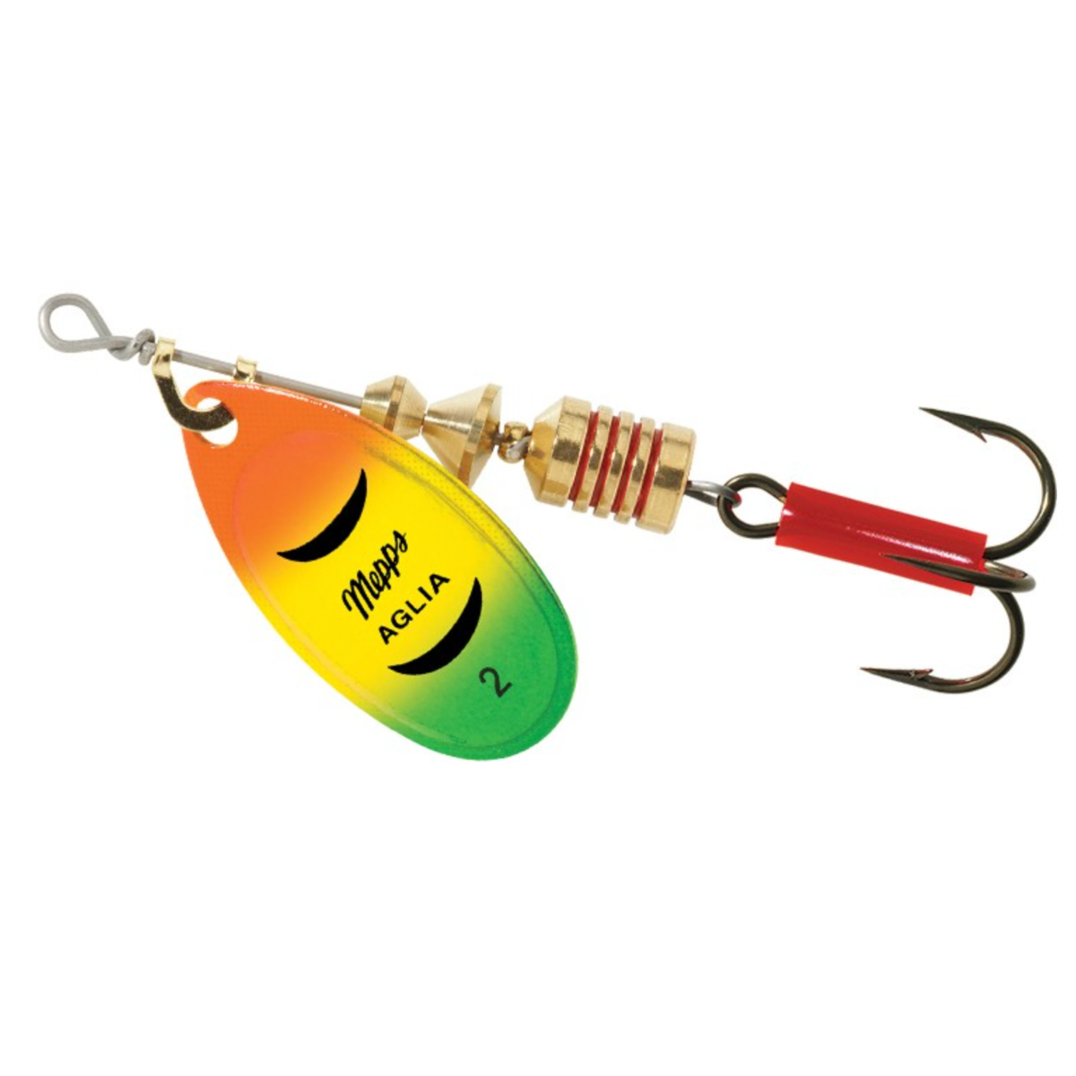 Mepps Aglia #2 Dressed with Tail (B2ST) – Wind Rose North Ltd. Outfitters